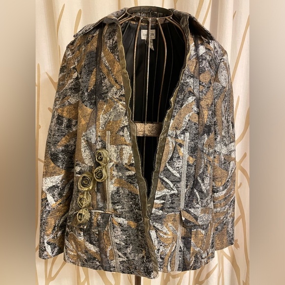 Chico's | Jackets & Coats | New Beautifully Decorated Neutral Colors ...
